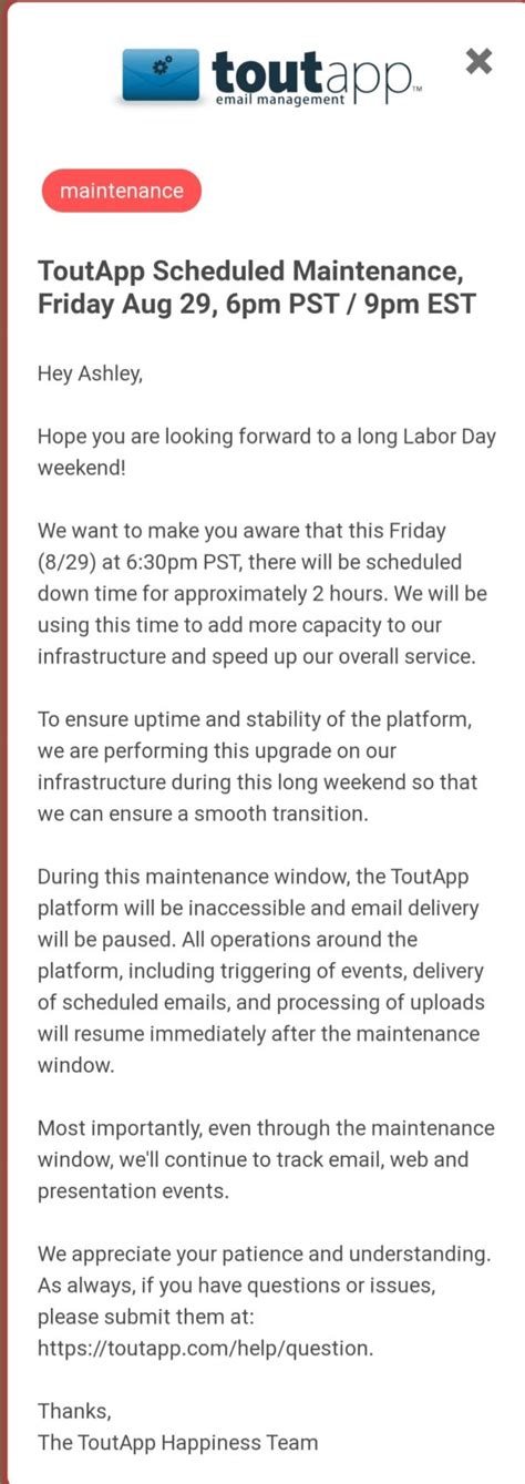 5 Examples The Ultimate Guide For Writing Best Maintenance Emails