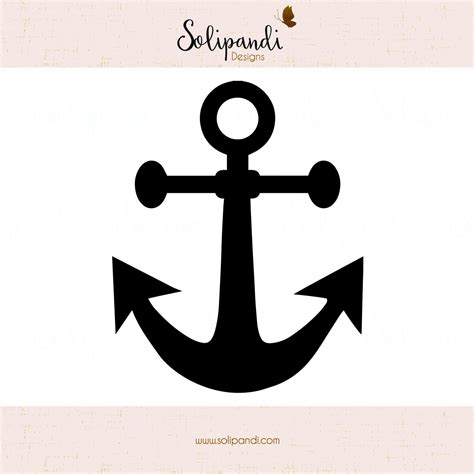 Anchor Svg And Dxf Cut Files For Cricut Silhouette Die