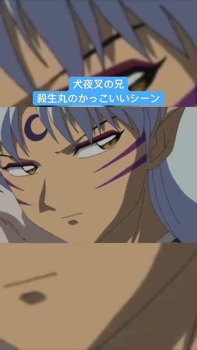 【犬夜叉】殺生丸様のかっこいいシーン犬夜叉 殺生丸 アニメ アニメ好き 戦国時代 かっこいいアニメーション