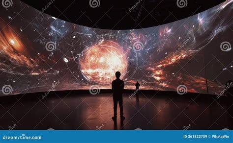 An Engaging And Dynamic Installation Featuring Stunning Visual Effects Stock Image Image Of