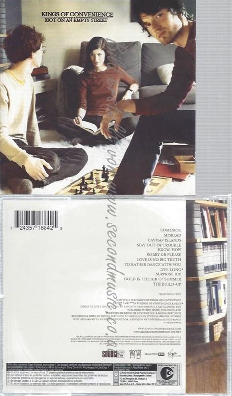Cdkings Of Convenience Protected Cd — Riot On An Empty Street