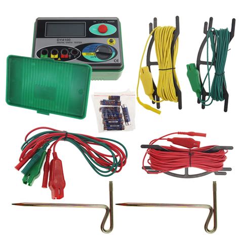 เครื่องวัดความต้านทานดินดิจิตอลเมกะโอห์มมิเตอร์ Duoyi Dy4100 ฉนวนของ