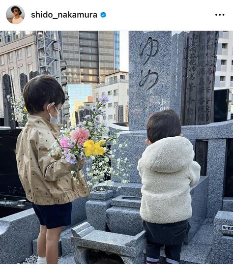 中村獅童、そっくり長男＆次男とともに母親の墓参りへ。「ちゃんとお参りして偉い」「素敵」の声 スポーツ報知