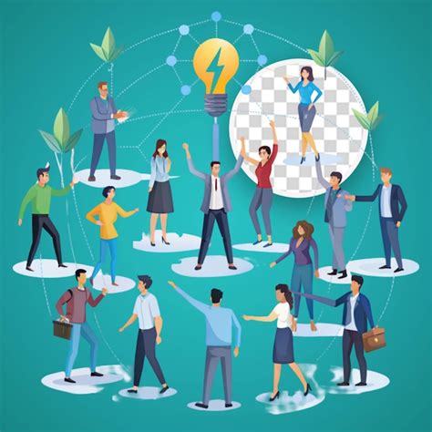 Premium Psd Big Idea Brainstorming Flat 3d Web