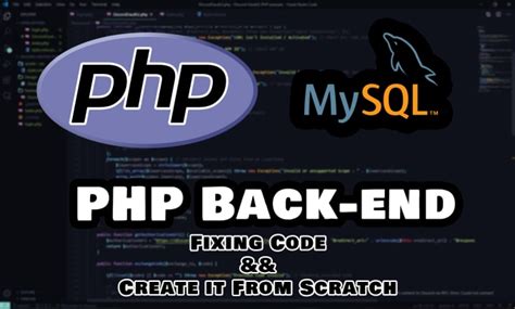 Develop Or Fix Your Php Backend By Codinggarden Fiverr