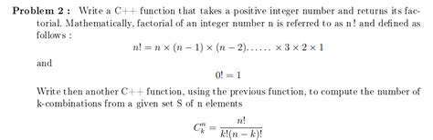 Solved Problem Write A C Function That Takes A Positive Chegg Com