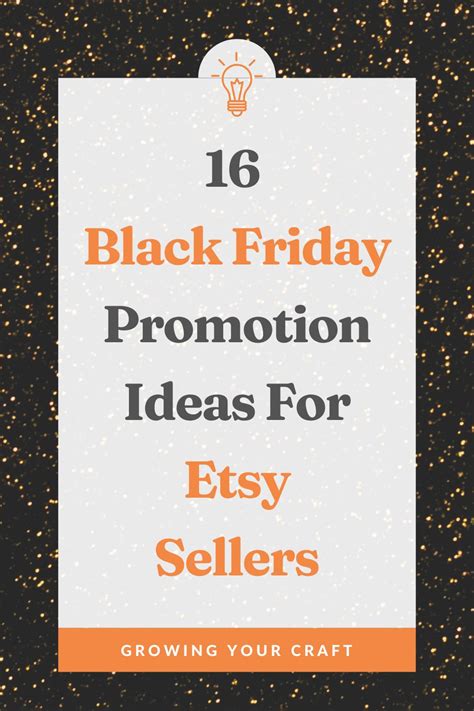 16 Black Friday Promotion Ideas For Etsy Sellers