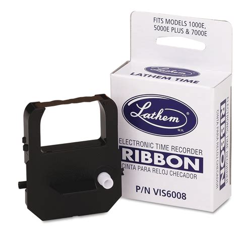 Lathem Atomic Time Clock Ribbon At Ella Byatt Blog