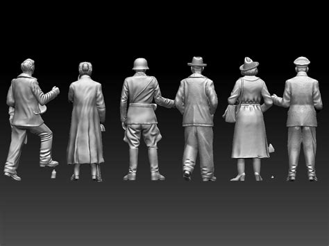 Stl File People 3d Print Model ♀️ ・template To Download And 3d Print・cults