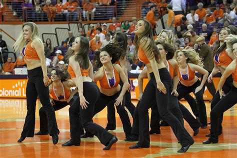 Nfl And College Cheerleaders Photos University Of Clemson Cheerleaders