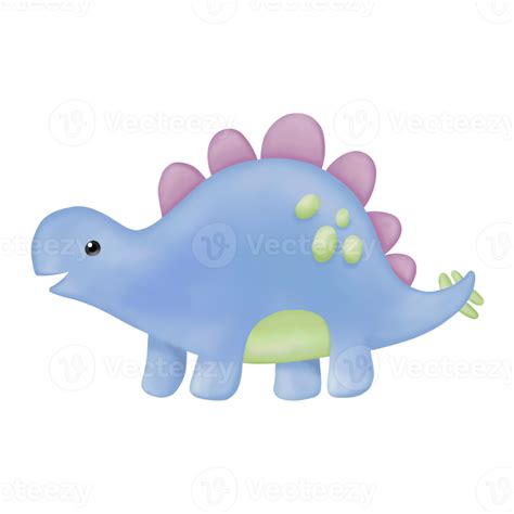 Watercolor Dinosaur Clipart Graphic Png Png No Watermark The Best Porn Website