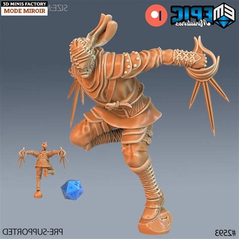 Vampire Assassin Attacking From Epic Miniatures Vampires Curse Infantry