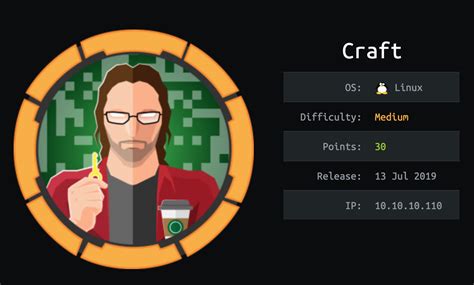 HackTheBox Craft InfoSec Rm It