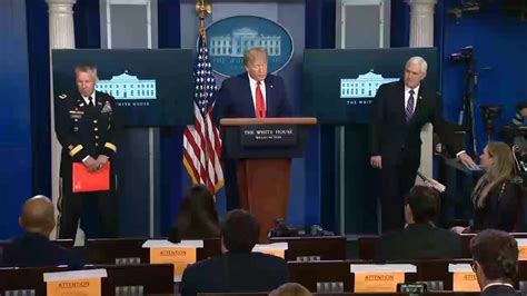 Watch Live White House Coronavirus Task Force Briefing Watch Live