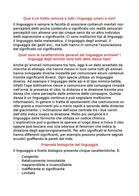 Nuovi Fondamenti Di Linguistica Raffele Simone Codici E Lingue Docsity
