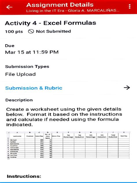 Excel Formulas Pdf Tax Deduction Taxes Excel Formulas Pdf Tax Deduction Taxes