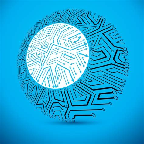 premium vector vector microchip design cpu information