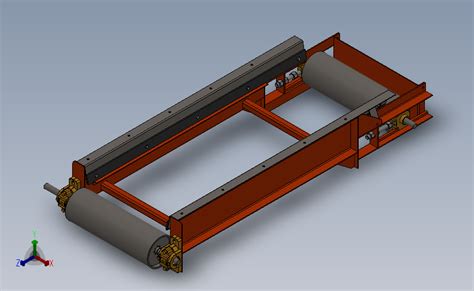 传送带设计模型 Solidworks 2010 模型图纸下载 懒石网