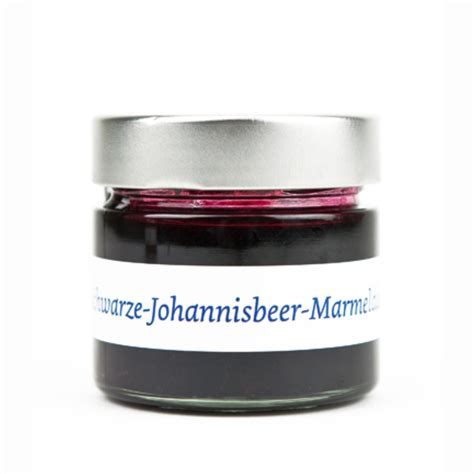 Schwarze Johannisbeer Marmelade Fraukaufmannshop