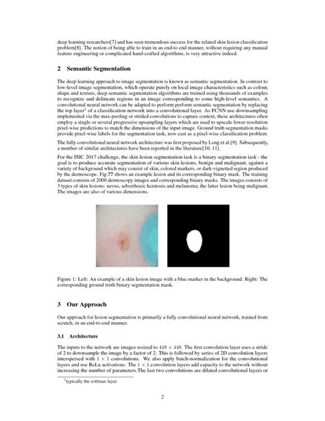 Lesionseg Semantic Segmentation Of Skin Lesions Using Deep