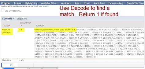 How To Netsuite Saved Search Lookup By List Of Internalids