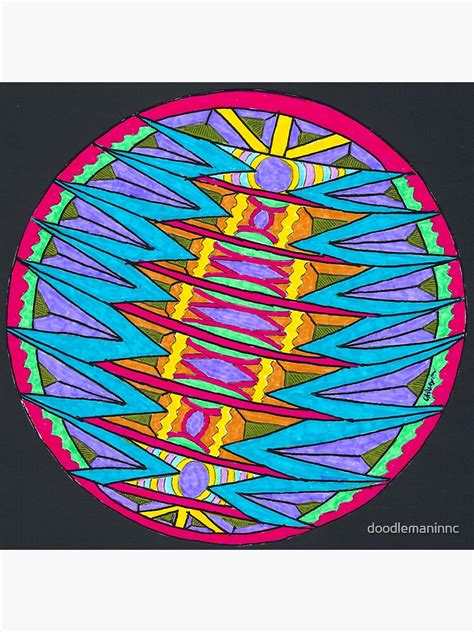 Zig Zag Rainbow Sticker For Sale By Doodlemaninnc Redbubble