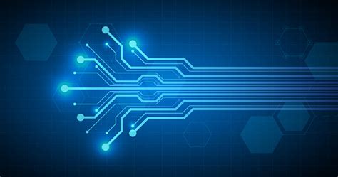 추상 하이 테크 기술로 추상적 인 디지털 배경 벡터 추상 기술 인터페이스 Com에 대한 스톡 벡터 아트 및 기타 이미지 Com It 지원 가상현실 Istock