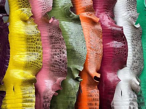 Sunny Exotic Leather Tannery Luxury Crocodile Python And Lizard Skins
