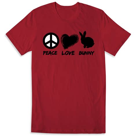 Peace Love Bunny Ink To The People T Shirt Fundraising Raise