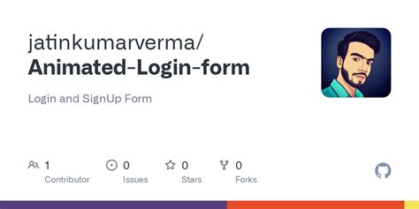 Github Jatinkumarverma Animated Login Form