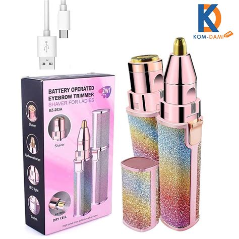 Blawless 2 In 1 Eyebrow Trimmer Makeup Painless Eye Brow Epilator