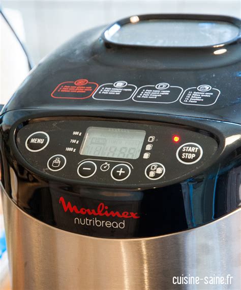 Recette Pain Maison Avec Machine Moulinex BurgerQuizz