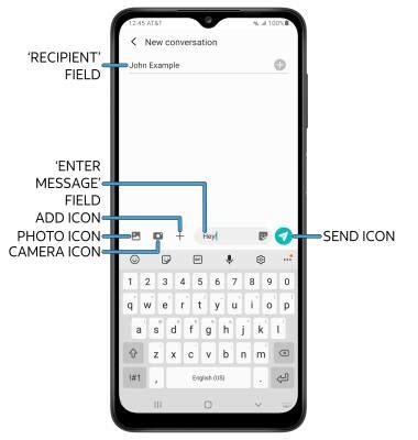 Samsung Galaxy A12 SM A125U Send Receive Messages AT T