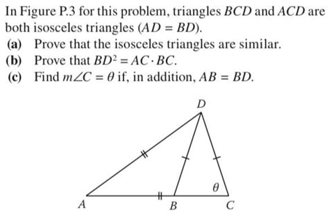 solved in figure p 3 for this problem triangles bcd and acd