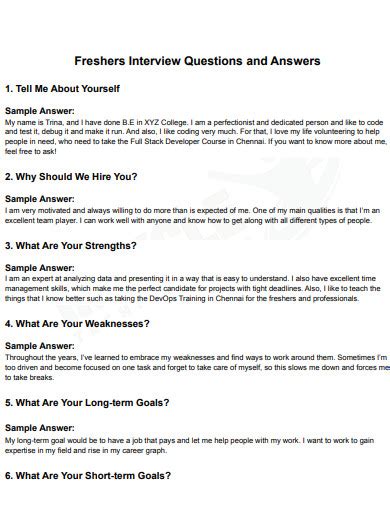 35 Tell Me About Yourself Answer Examples