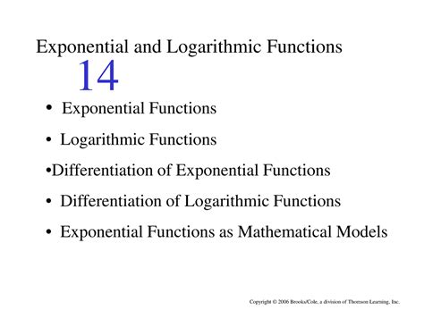 Chapter 14 Always Comes Out In Exam Make Sure You Read And Understand It Exponential And