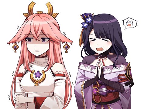 Raiden Shogun Yae Miko Genshin 4k 7820h Wallpaper Pc