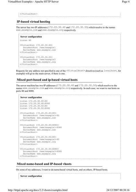 Virtual Host Examples Apache Server Pdf