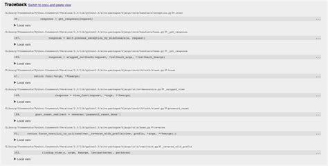 Python Password Reset Done Error When Attempting To Create Reset Password Authentication