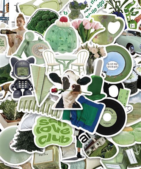 💚11할인5종류💚 리무버블 스티커 세트 조각스티커 핸드폰 노트북 아이패드 캐리어 폰꾸 다꾸 방수 스티커 에이블리