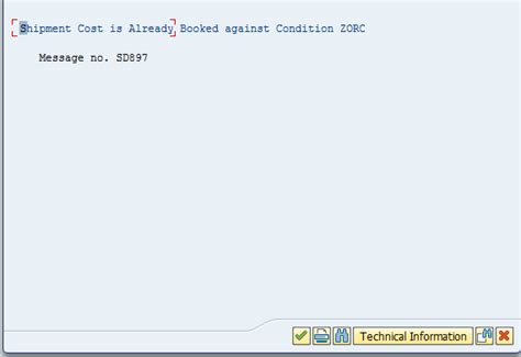 Solved Shipment Cost Document Is Already Booked Against C Sap Community