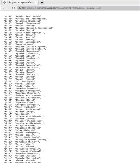 translations server is broken · issue 26674 · prestashop prestashop