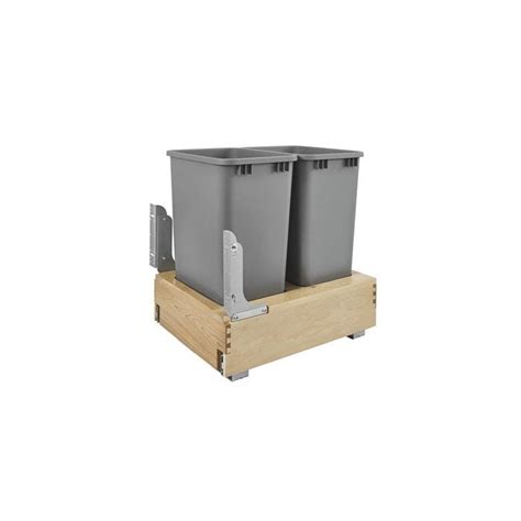 Rev A Shelf 4WCBM Polymer Double Pull Out Waste Container