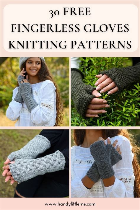 Free Knitting Patterns For Fingerless Gloves Sale