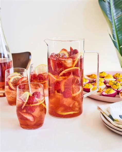 Refreshing Strawberry Limoncello Rosé Sangria