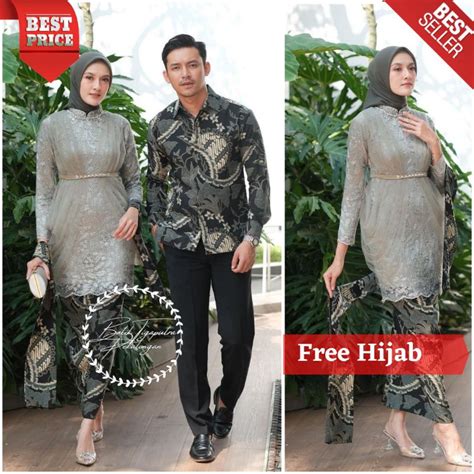 Jual Kebaya Couple Modern Kebaya Lamaran Baju Wisuda Baju Tunangan