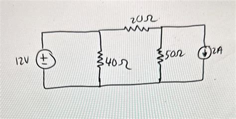 Solved Problem Statement Use The Node Voltage Method To Find