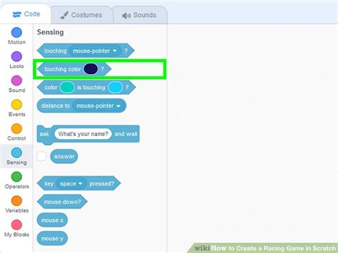 How To Create A Racing Game In Scratch With Pictures WikiHow