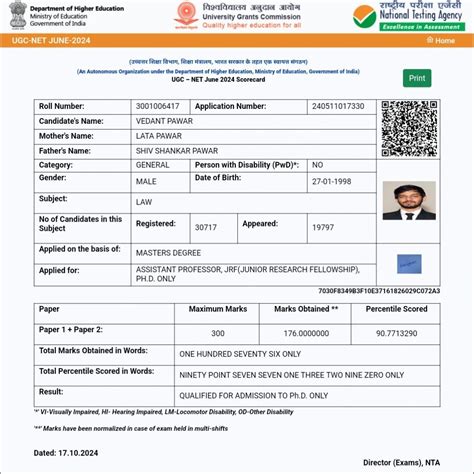 Vedant Pawar On Linkedin I Have Successfully Cleared The Ugc Net For