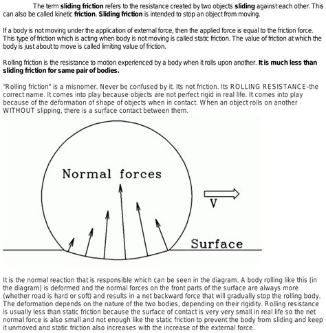 What Is The Difference Between Rolling Friction Sliding Friction